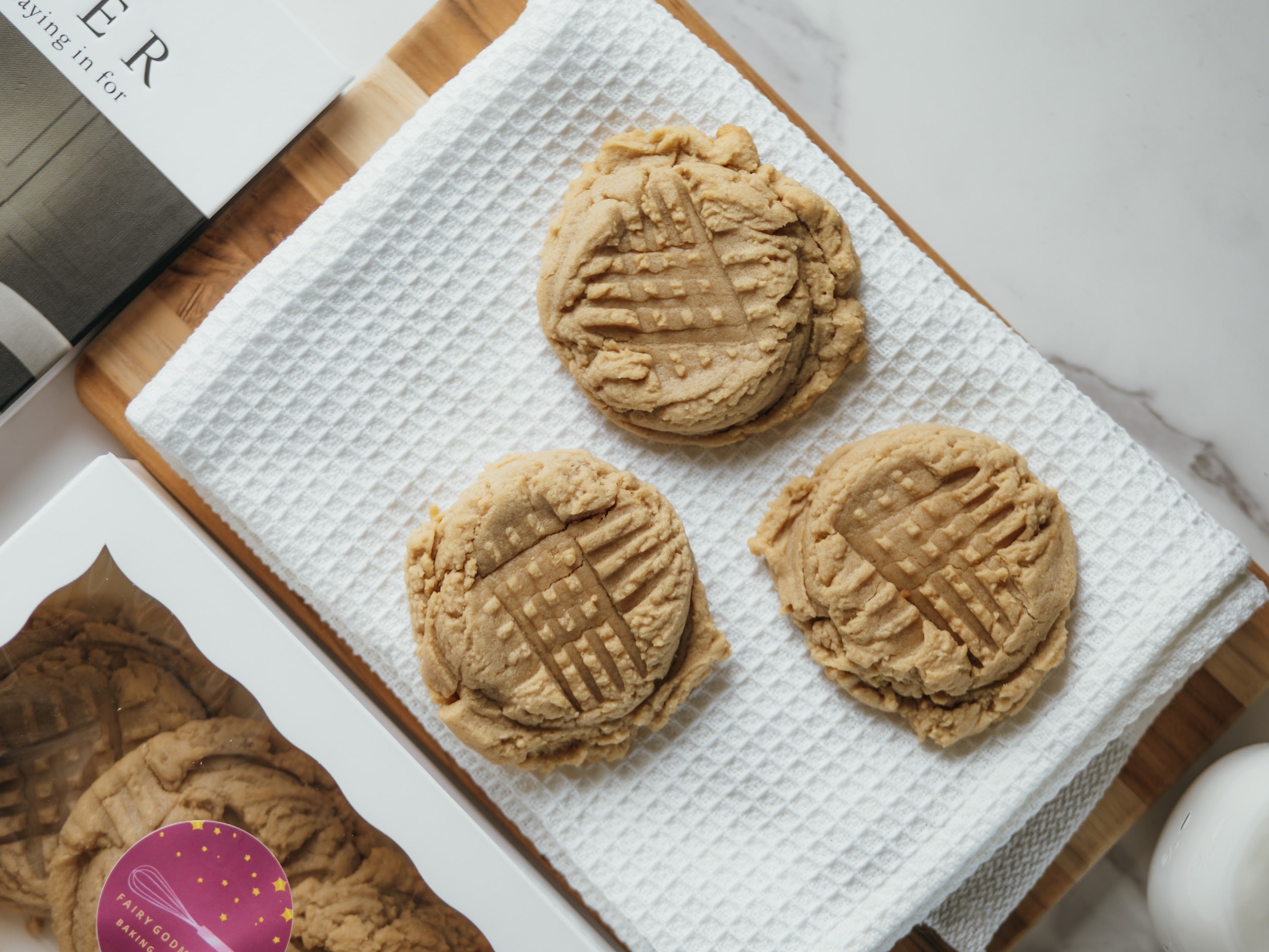 Dozen Cinnamon Peanut Butter Cookies – Fairy Godmother Baking Company